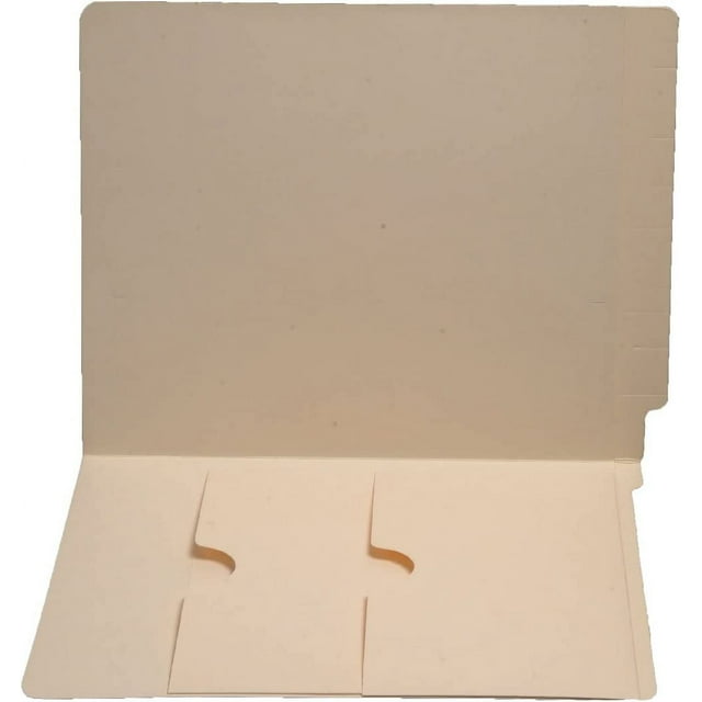 11 pt Manila Folders, Full Cut End Tab, Letter Size, Double Pockets ...