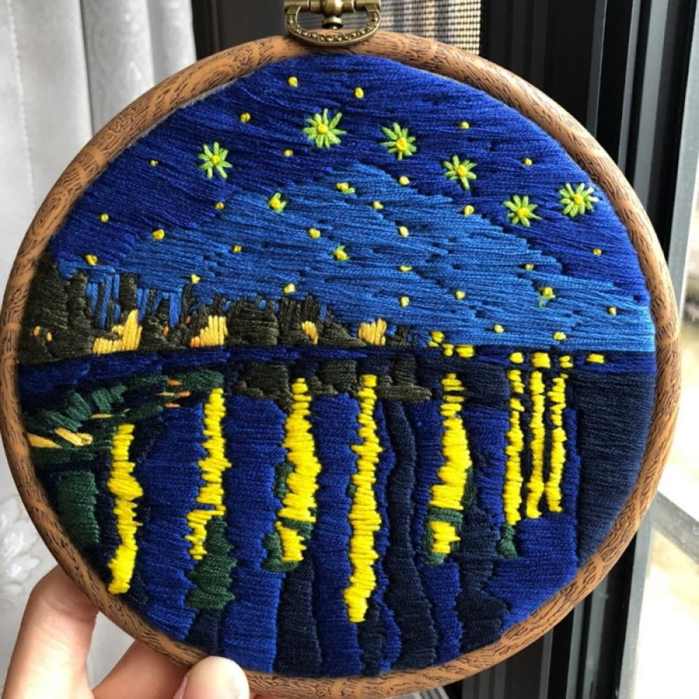 11 types DIY Handmade Embroidery Full Range Of Embroidery Starter Kit ...