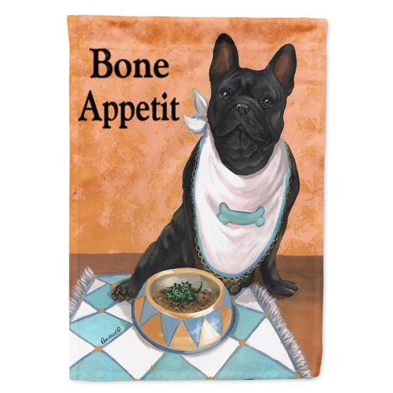 11 x 0.01 x 15 in. French Bulldog Bone Appetit Garden Flag - Walmart.com