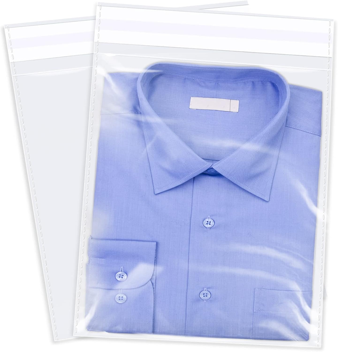 11" x 14" (100 Count) Clear Cellophane Bags - Self Sealing Cello ...