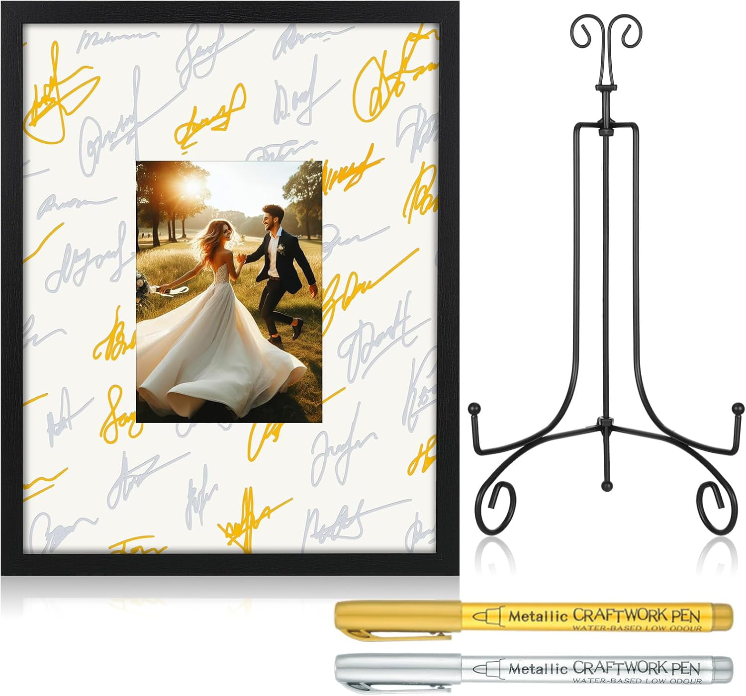 11 x 14 Inch Signature Board Picture Frame Wedding Signature Picture ...