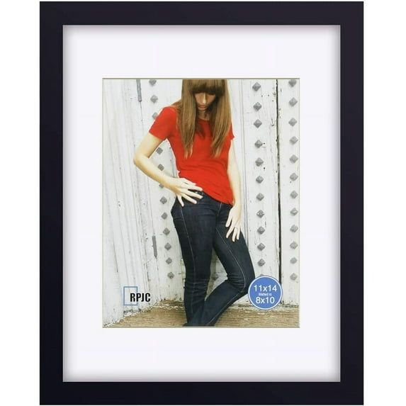 11 x 14 Picture Frames Made of Solid Wood and High Definition Glass ...