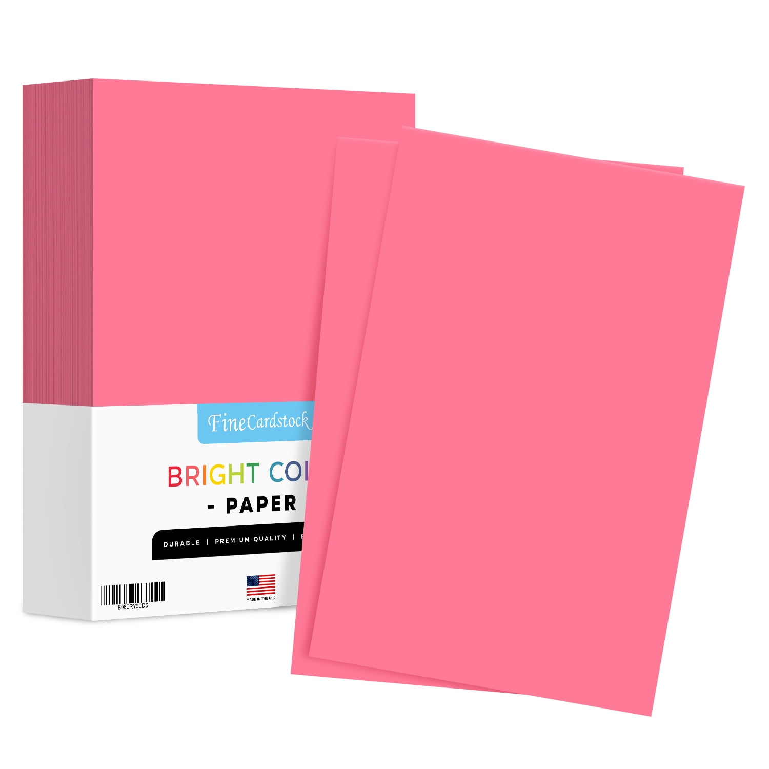 11 x 17" Pulsar Pink Color Paper Smooth, for School, Office & Home ...