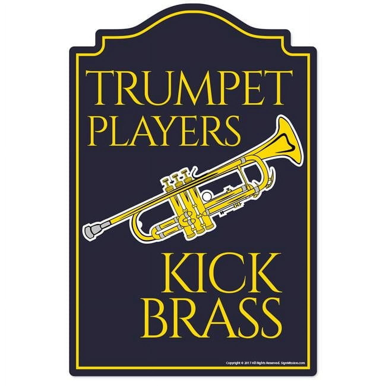 11 x 17 in. Trumpet Players Novelty Sign - Walmart.com