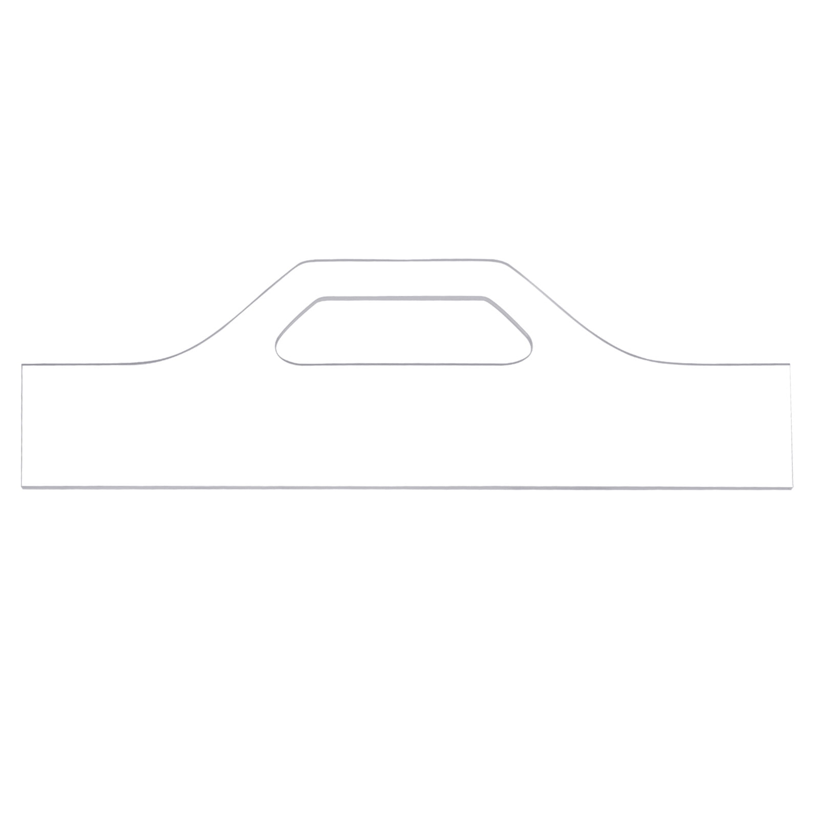 11" x 3.5" Charcuterie Board Template Acrylic Handle Router Template ...