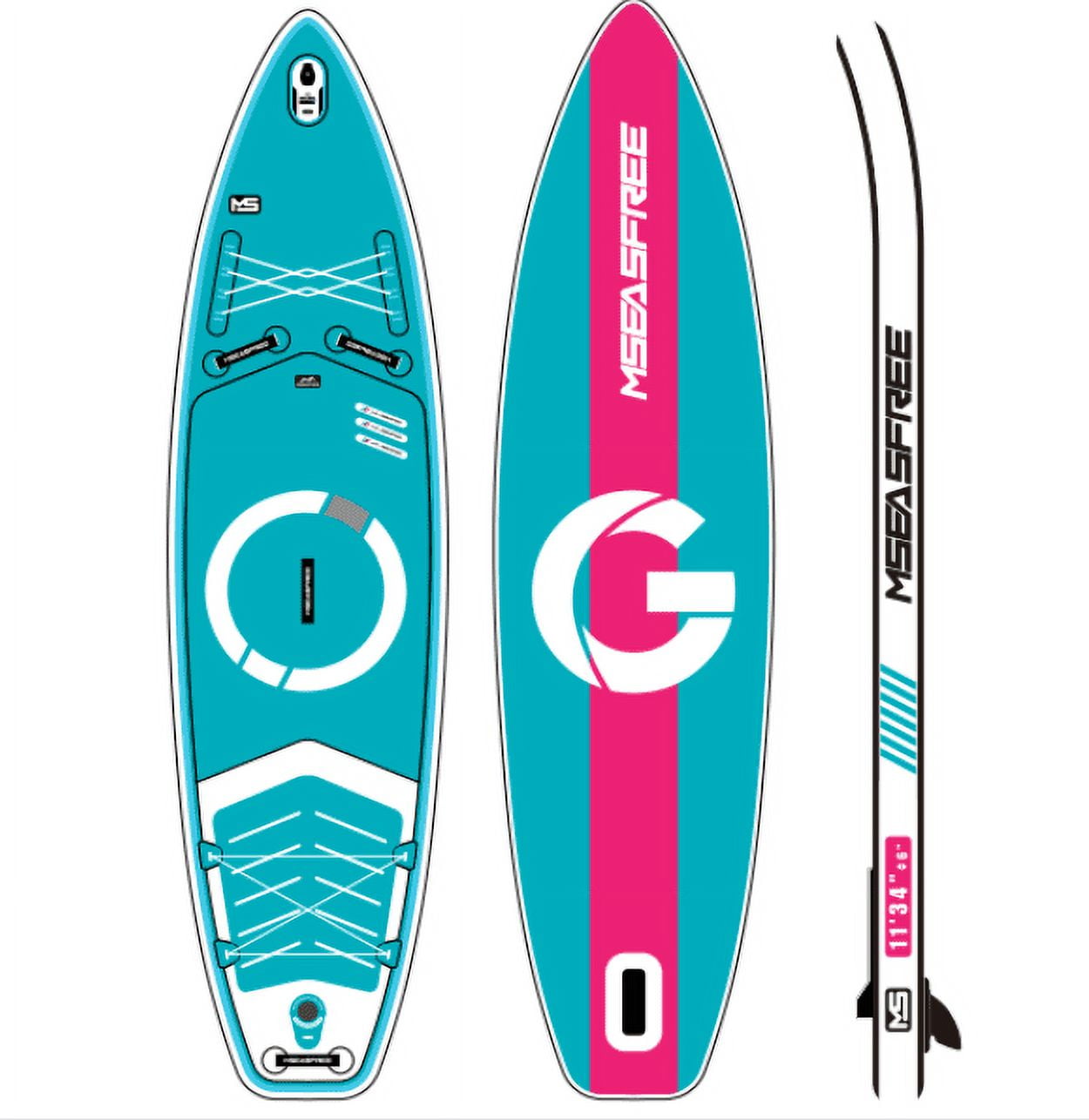11" x 34" x 6" Inflatable Stand Up Paddle Board, Inflatable Ultra-Light ...