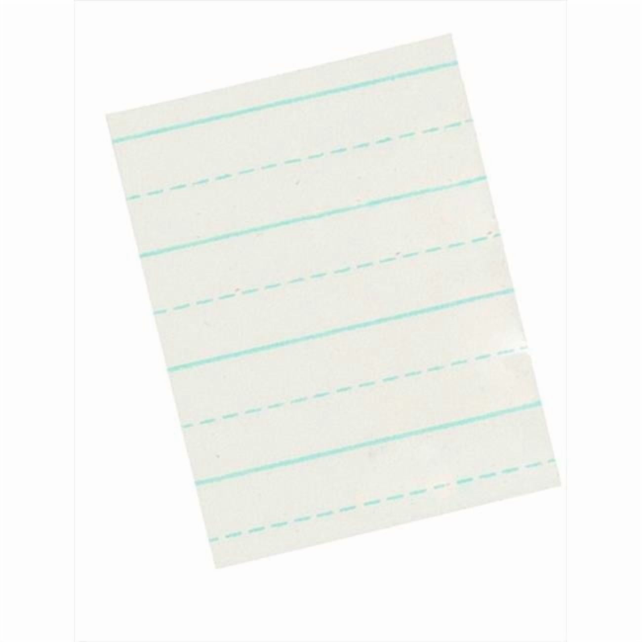 11 x 8.5 In. Alternate Ruled Long Way Writing Paper For Grade 3, 0.5 In ...