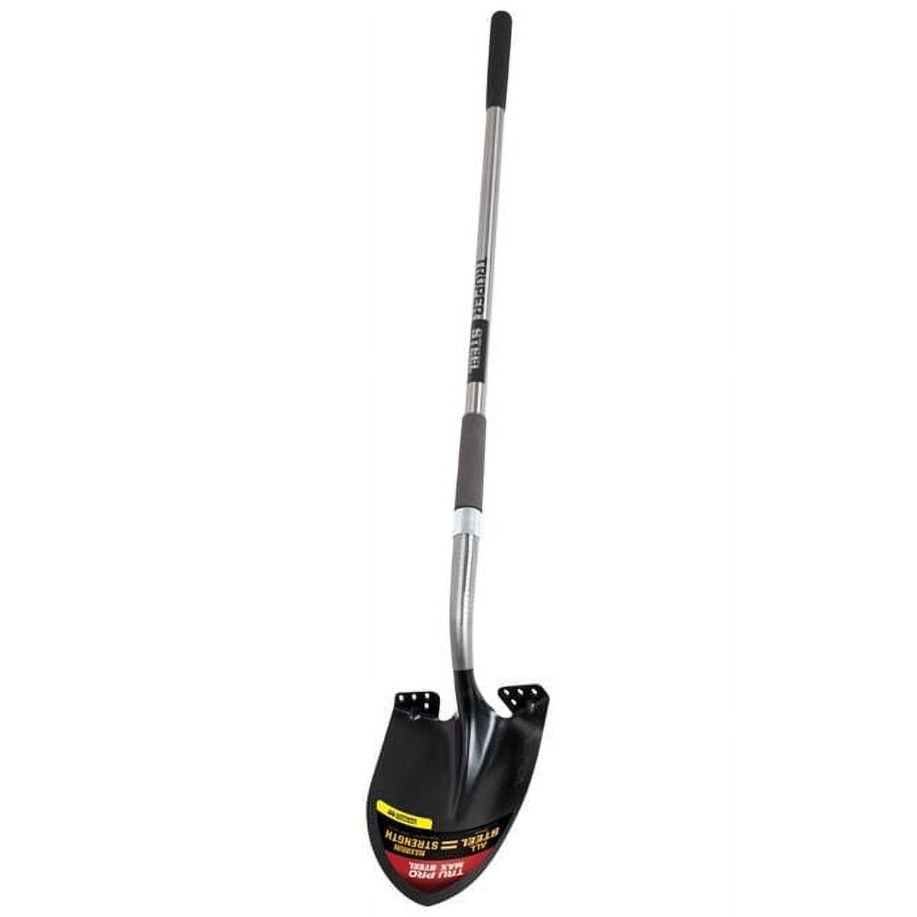 11 x 8.75 x 48 in. Round Point Shovel Steel Long Handle, Assorted ...