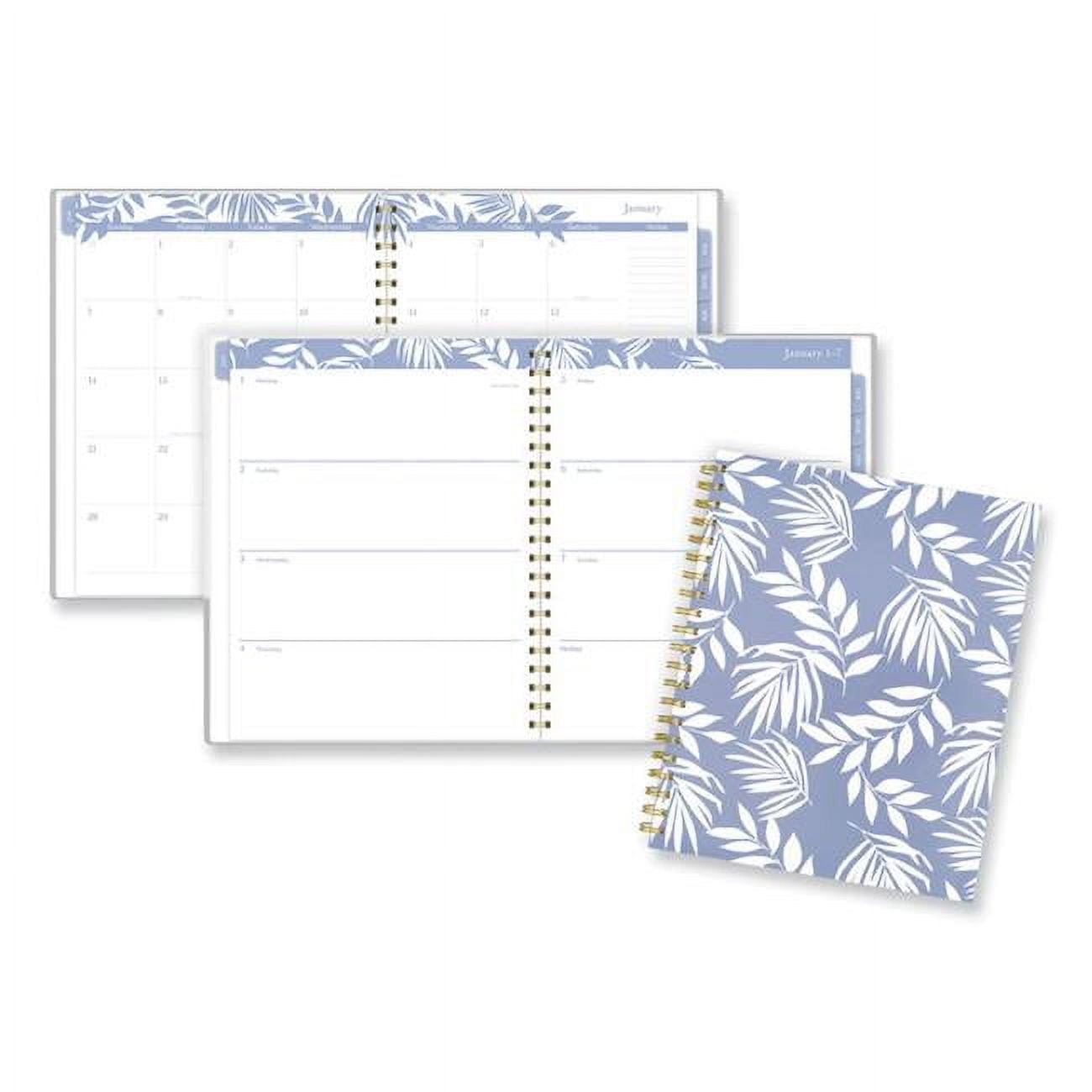 11 x 9.25 in. Palm Leaves Artwork Elena Weekly & Monthly Planner ...