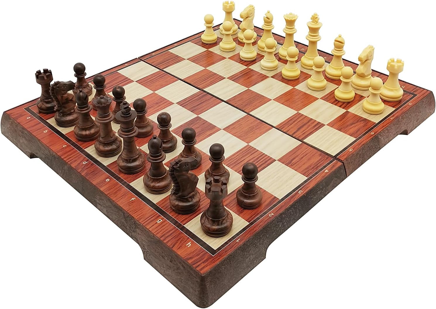 11" x 9.6" Magnetic Travel Chess Set, Portable Mini Chess Board Set for ...