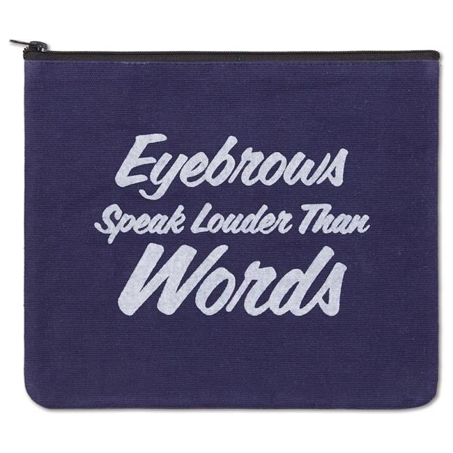 11 x 9 in. Eyebrows Speak Travel Bag - Walmart.com