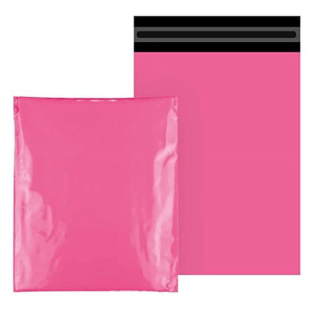 11"x15" (28cm x 38cm) 400pcs Rose Red Poly Bag Mailers Plastic ...