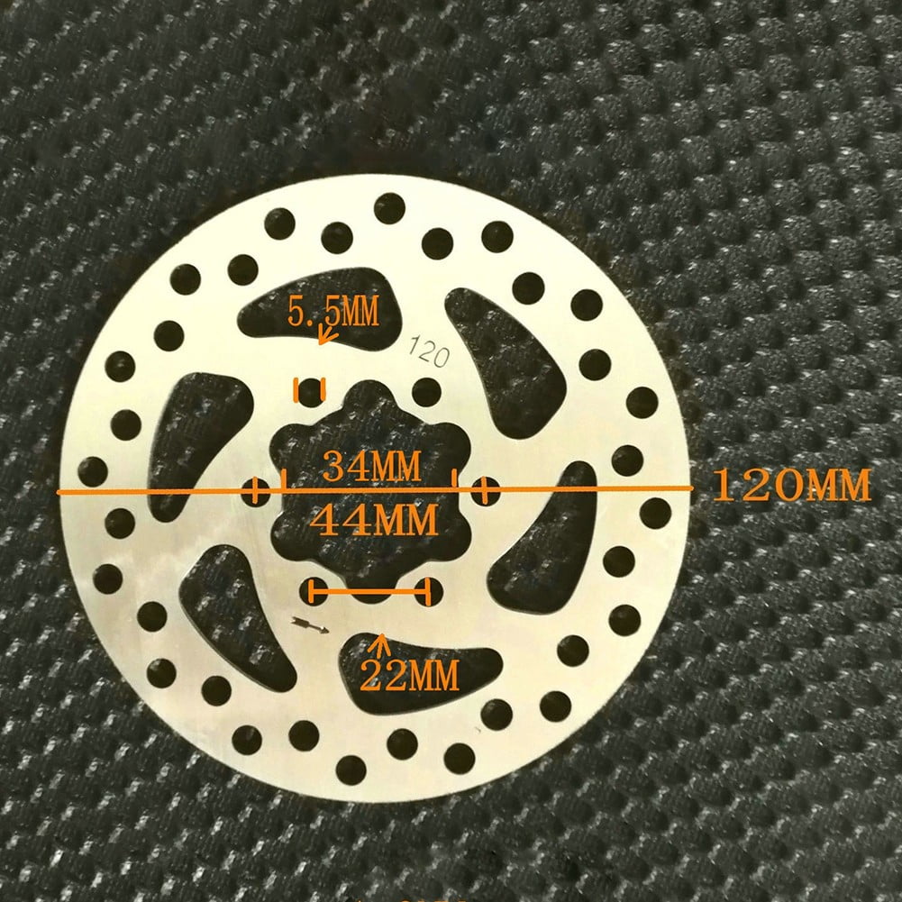 110/120/140/160mm Escooter Disc Brake Discs Electric Scooter Steel ...