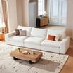 Kelyda 130'' U Shaped Sectional Couch, Deep Seat Foam Cloud Sofa ...