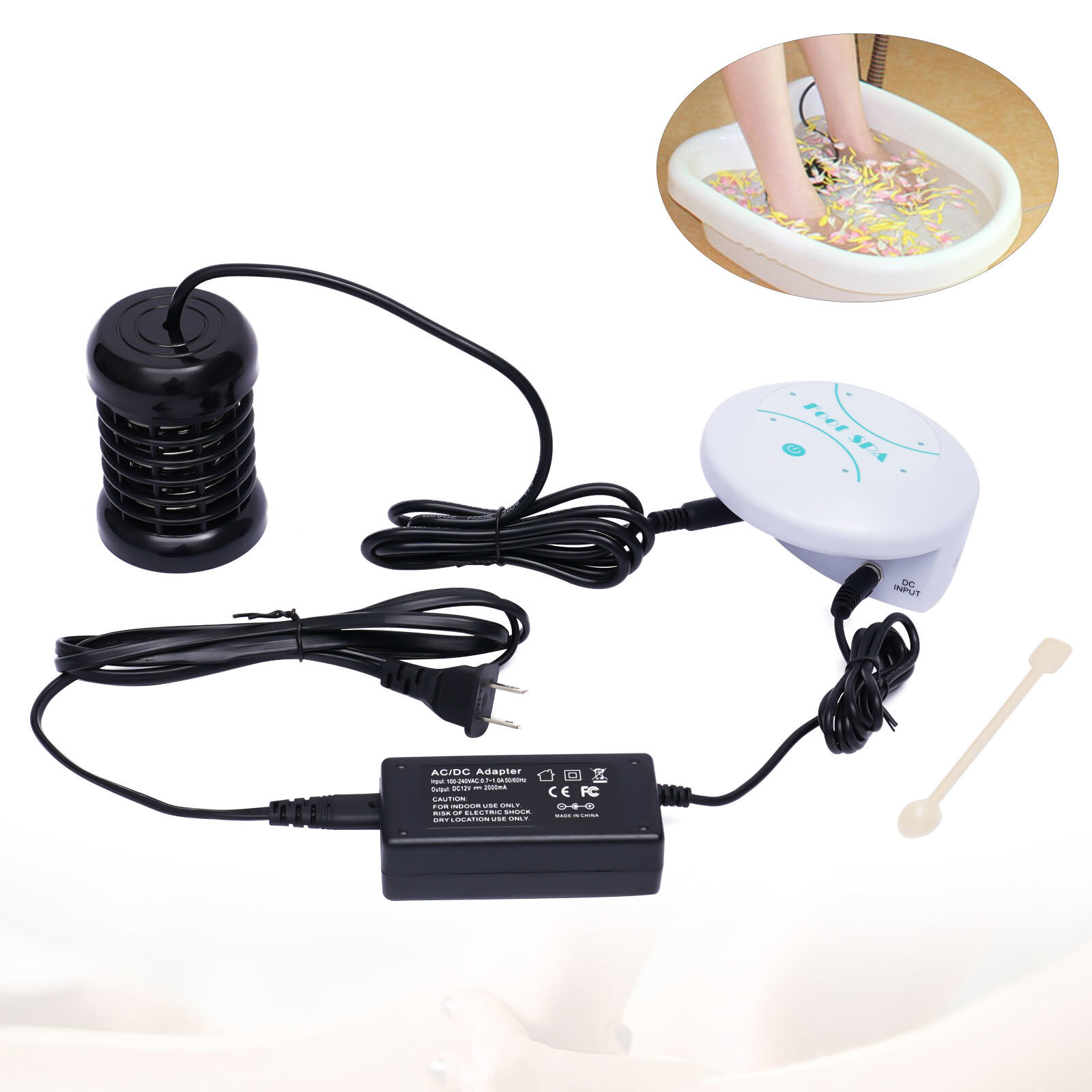 110-220V Ionic Detox Foot Bath Spa Cleanse Machine Salon Ion Aqua Foot ...