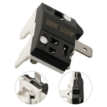 HQRP QP2-4R7 4.7 Ohm 3-Pin PTC Starter / Start Relay Replacement for ...