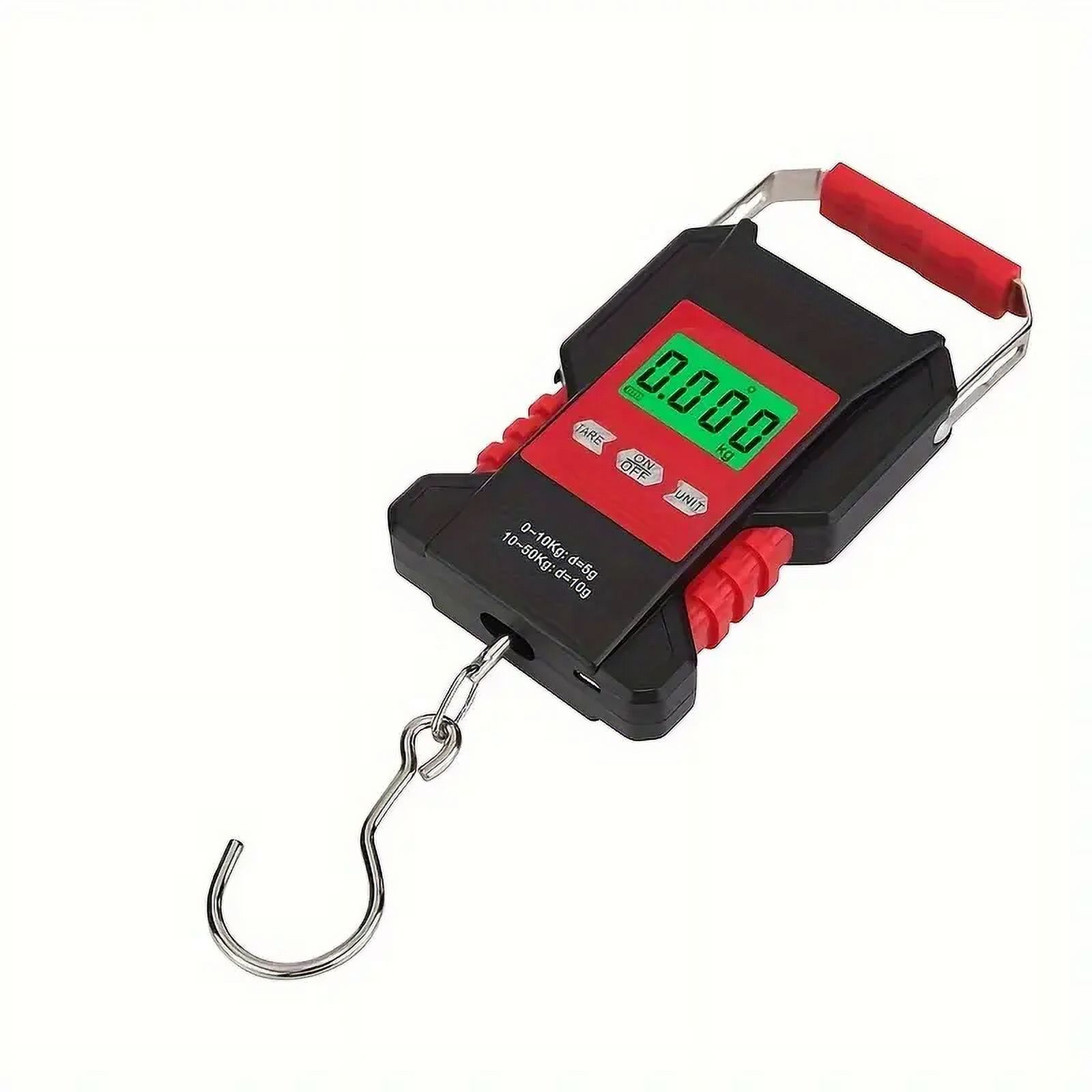 110.23LB Portable Waterproof Fishing Scale Digital Rechargeable Hook ...