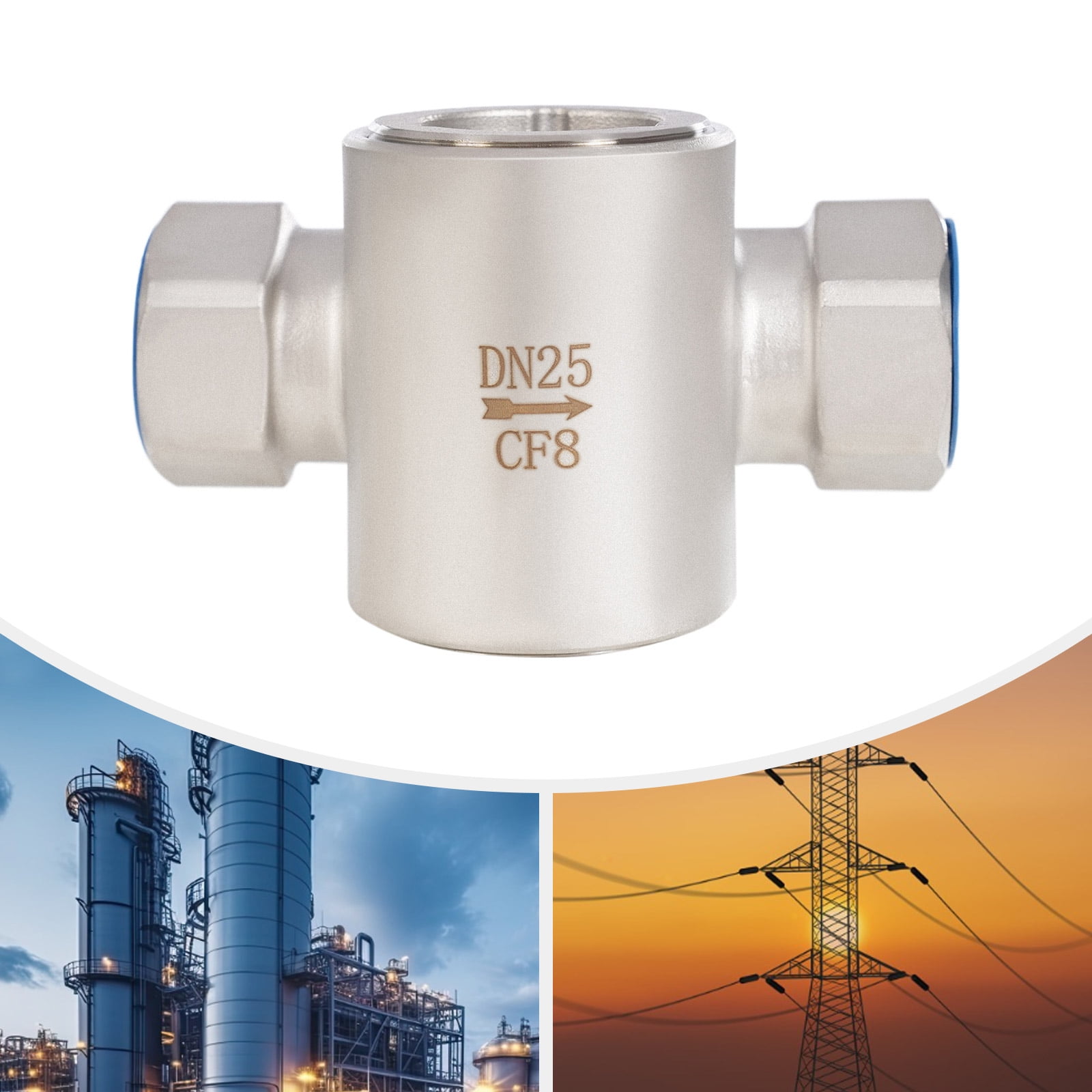 110*65mm/4.33*2.56in Water Flow Indicator Flow Meter Indicator for ...