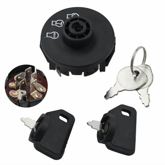 110-6764 Ignition Switch with 4 Keys 1106764 Compatible with Toro ...