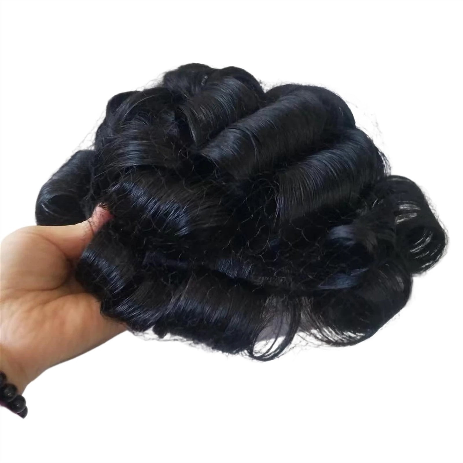 110% Density Swiss Lace Men's Wig Men Human Hair Toupee Durable Male ...