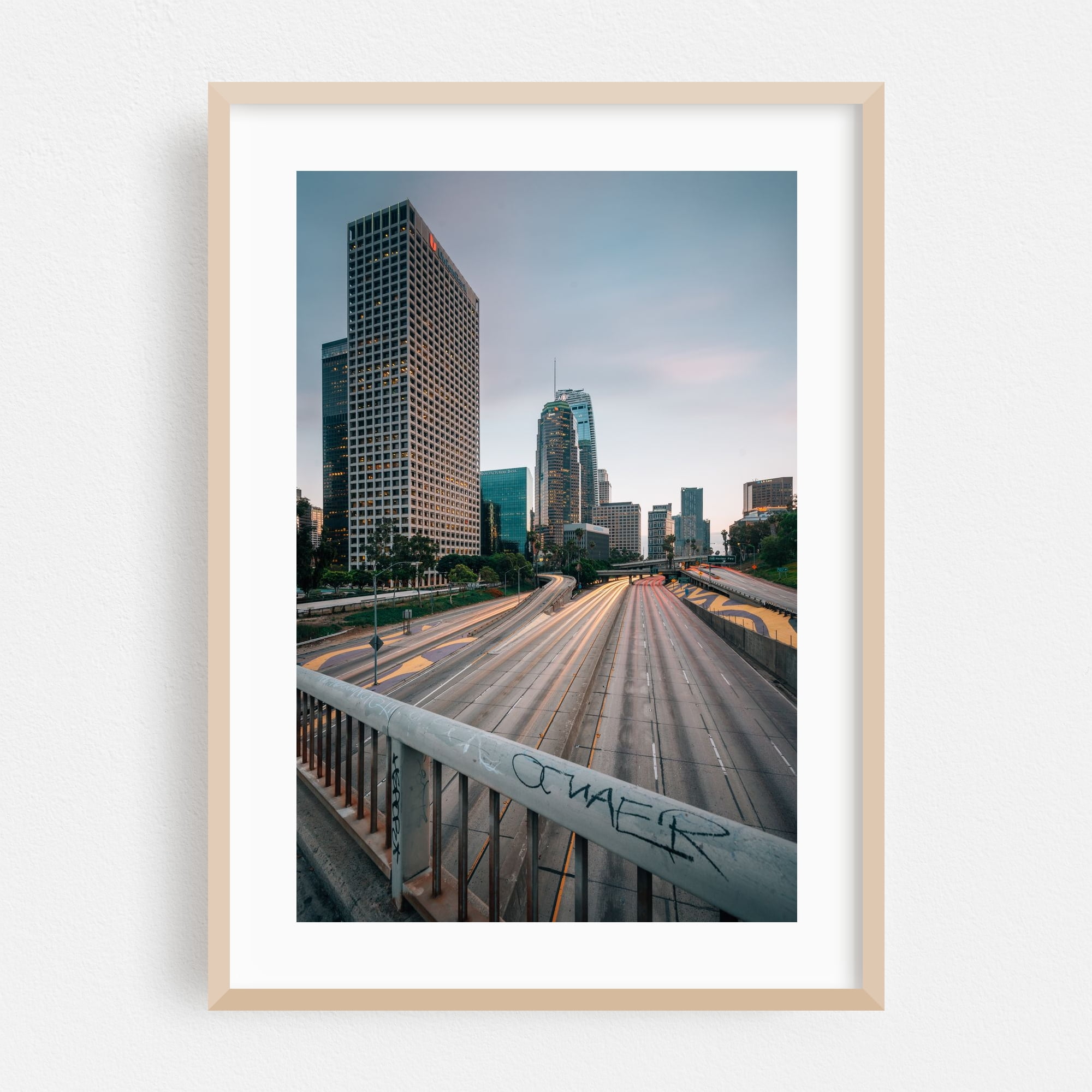 110 Freeway 03 - Los Angeles California Photography City Skyline ...