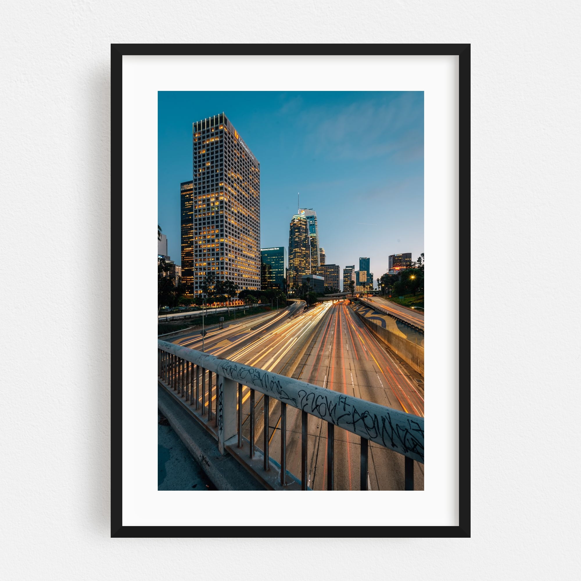 110 Freeway 05 - Los Angeles California Photography Cityscape Night Sky ...