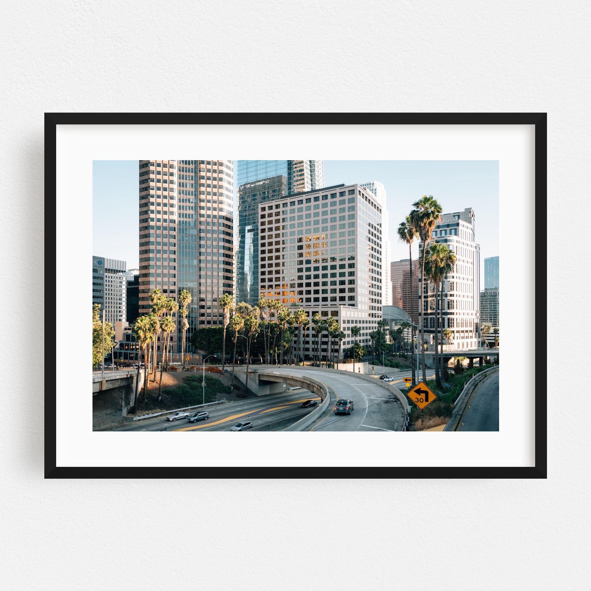 110 Freeway 06 - Los Angeles California Photography Cityscape Skyline ...