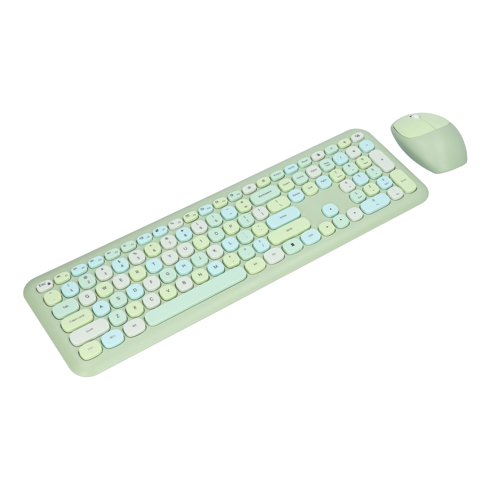 110,Key Wireless Keyboard Mouse Combo, Numeric Keypad, Quiet Operation ...