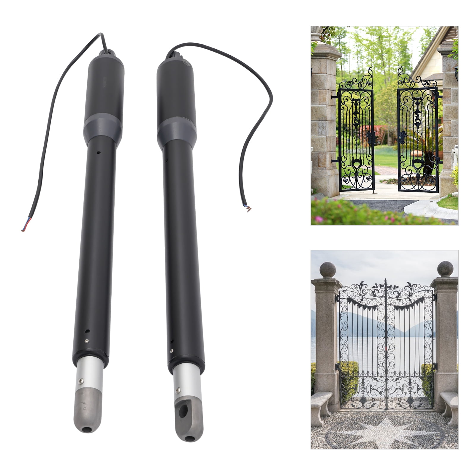 110° Opening Angle Gate Opener Black Electric Gate Opener for ...