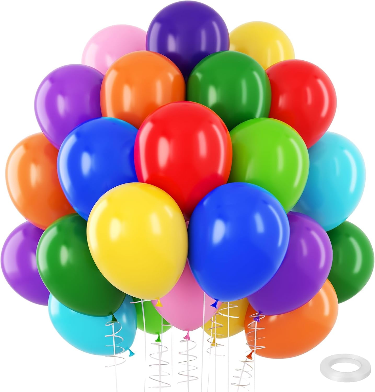 110 Pack Yellow Balloons 12 Inch Latex Party Balloons, Matte Balloons ...