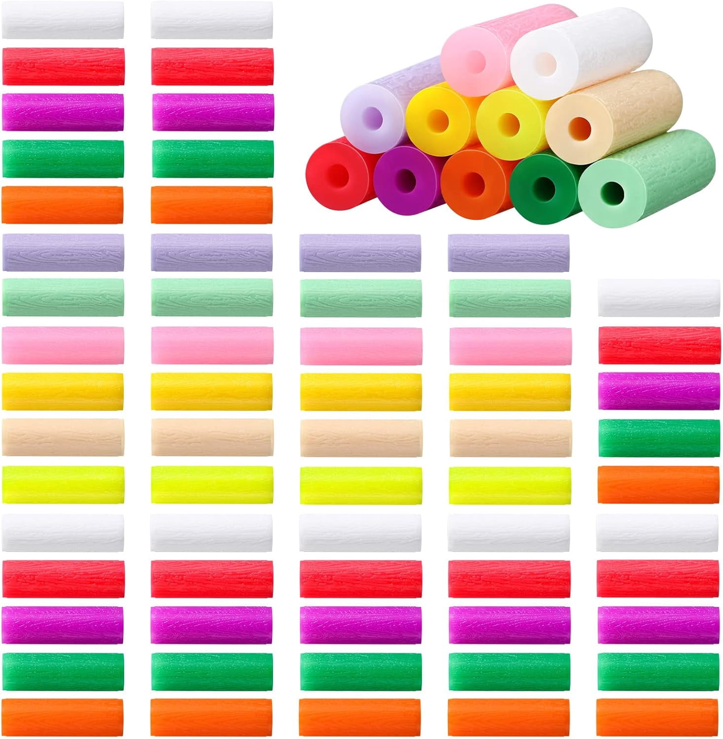 110 Pcs Chew Orthodontic Chew for Aligner Tray Seaters Silicone ...