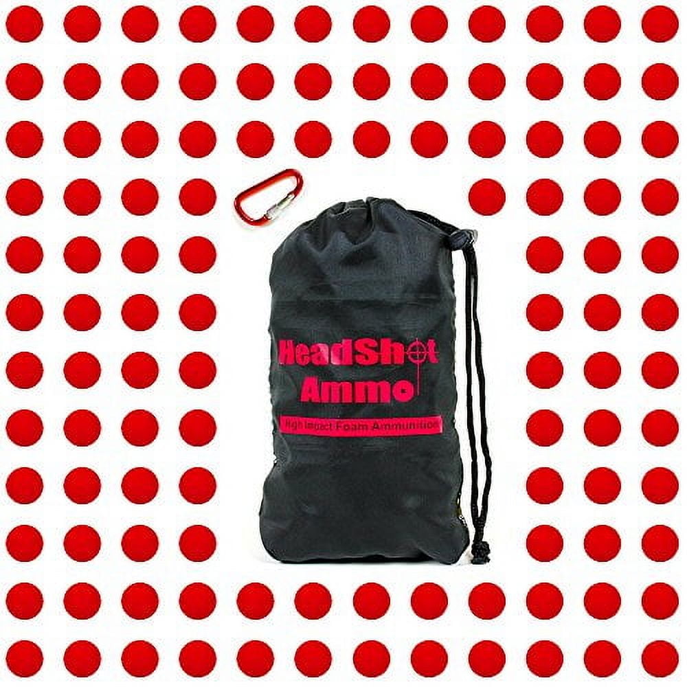 [110 Rounds] Nerf Rival Compatible Ammo by HeadShot Ammo - Bulk Red ...