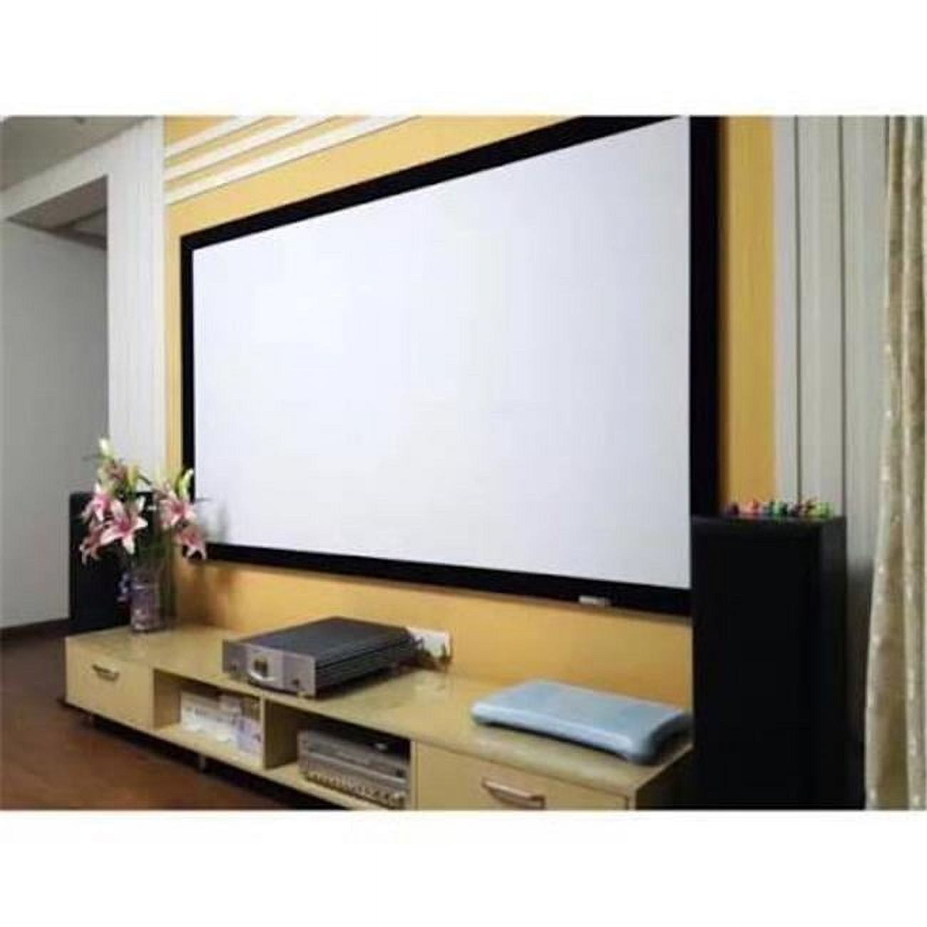 110 in. Home Theater Fixed Flat Projection Screen - Walmart.com