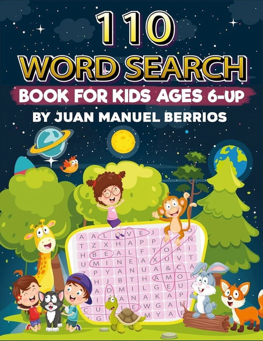 110 word search: word for kids age 6-UP - Walmart.com