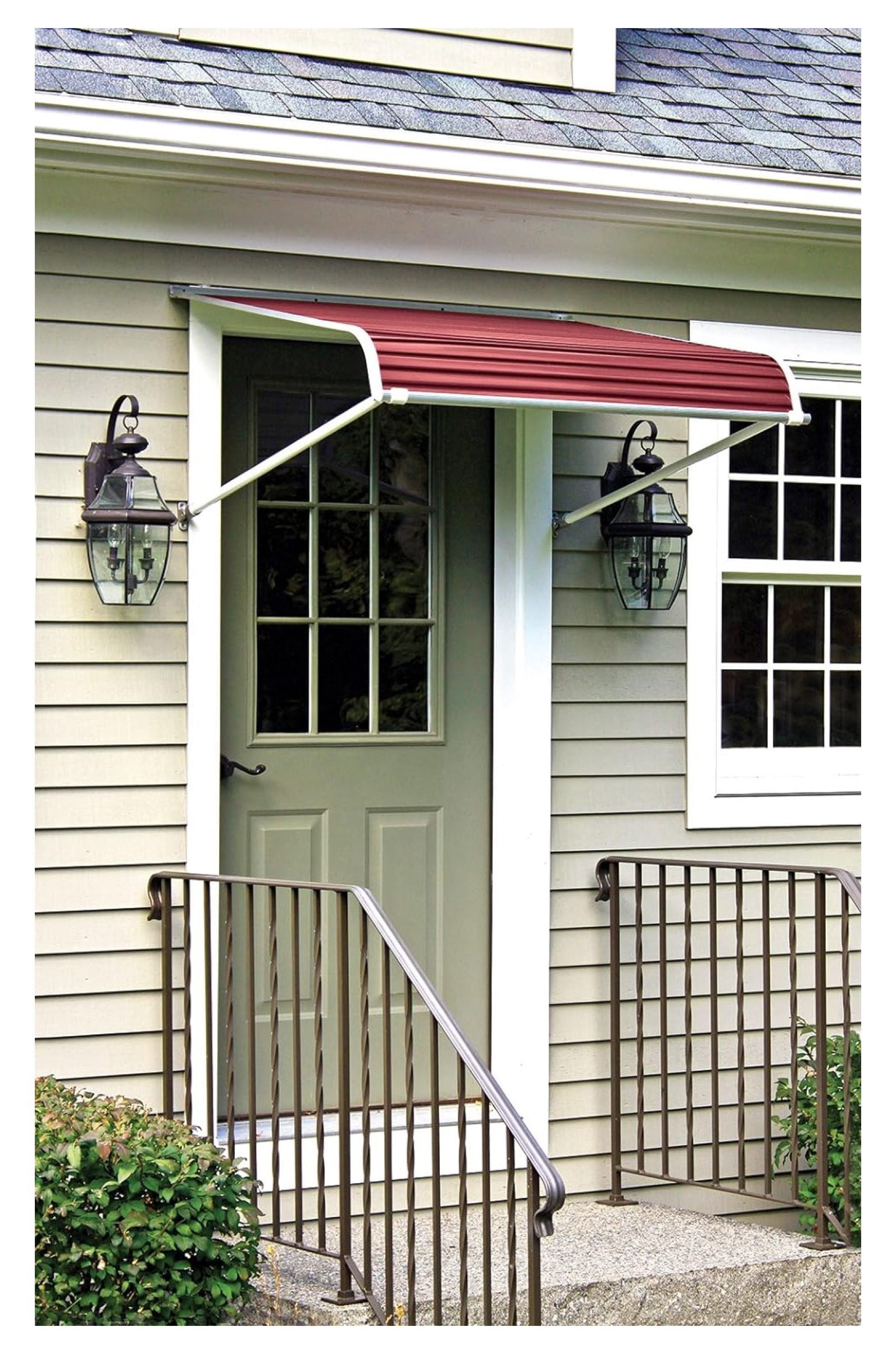1100 Series Aluminum Door Canopy with Support Arms - Walmart.com