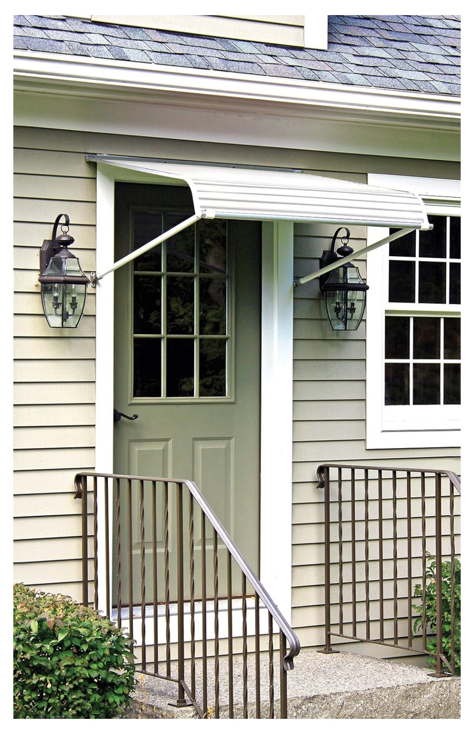 1100 Series Aluminum Door Canopy with Support Arms - Walmart.com