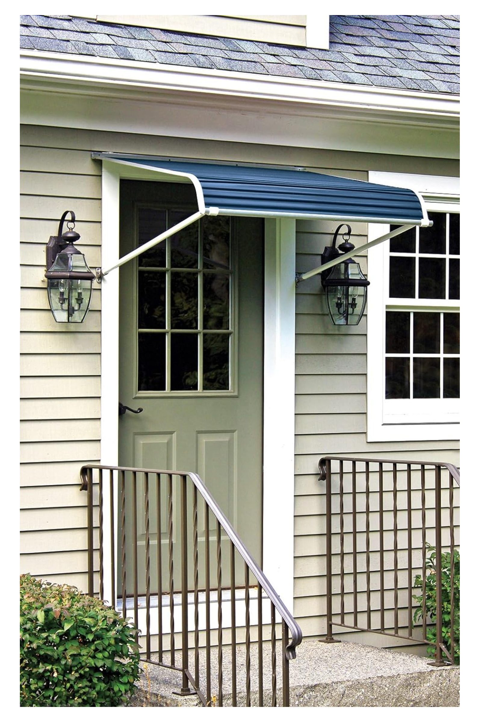 1100 Series Aluminum Door Canopy with Support Arms - Walmart.com