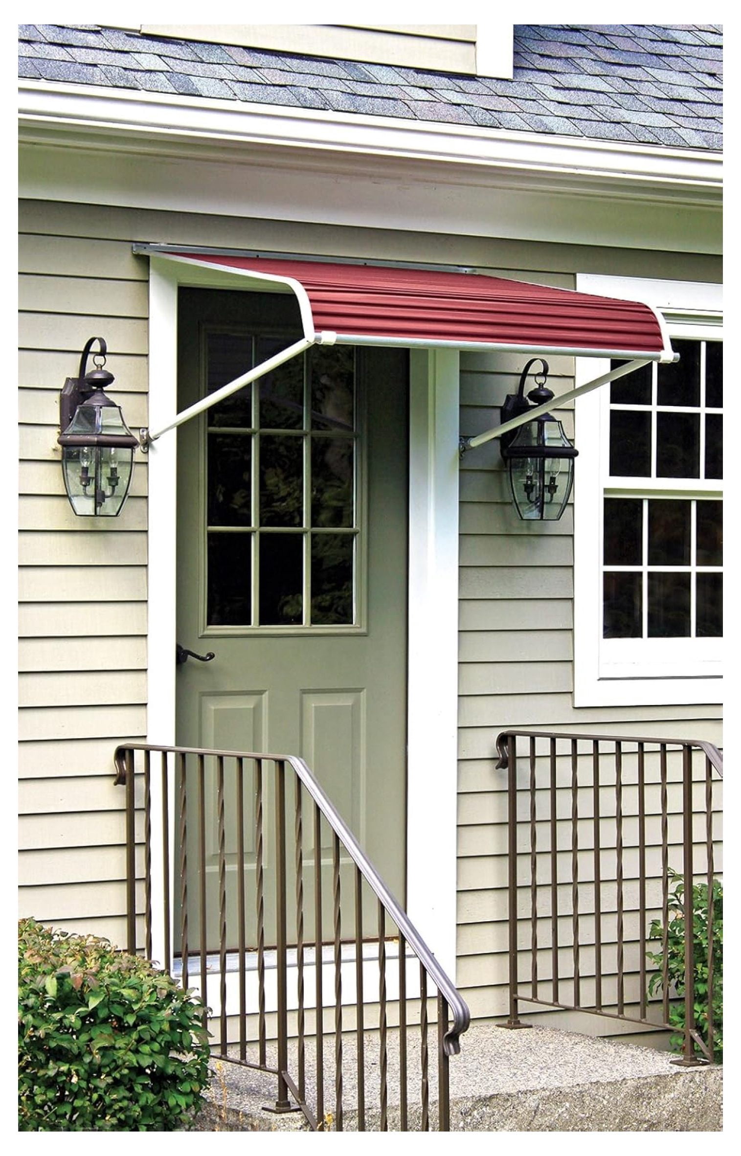 1100 Series Aluminum Door Canopy with Support Arms - Walmart.com