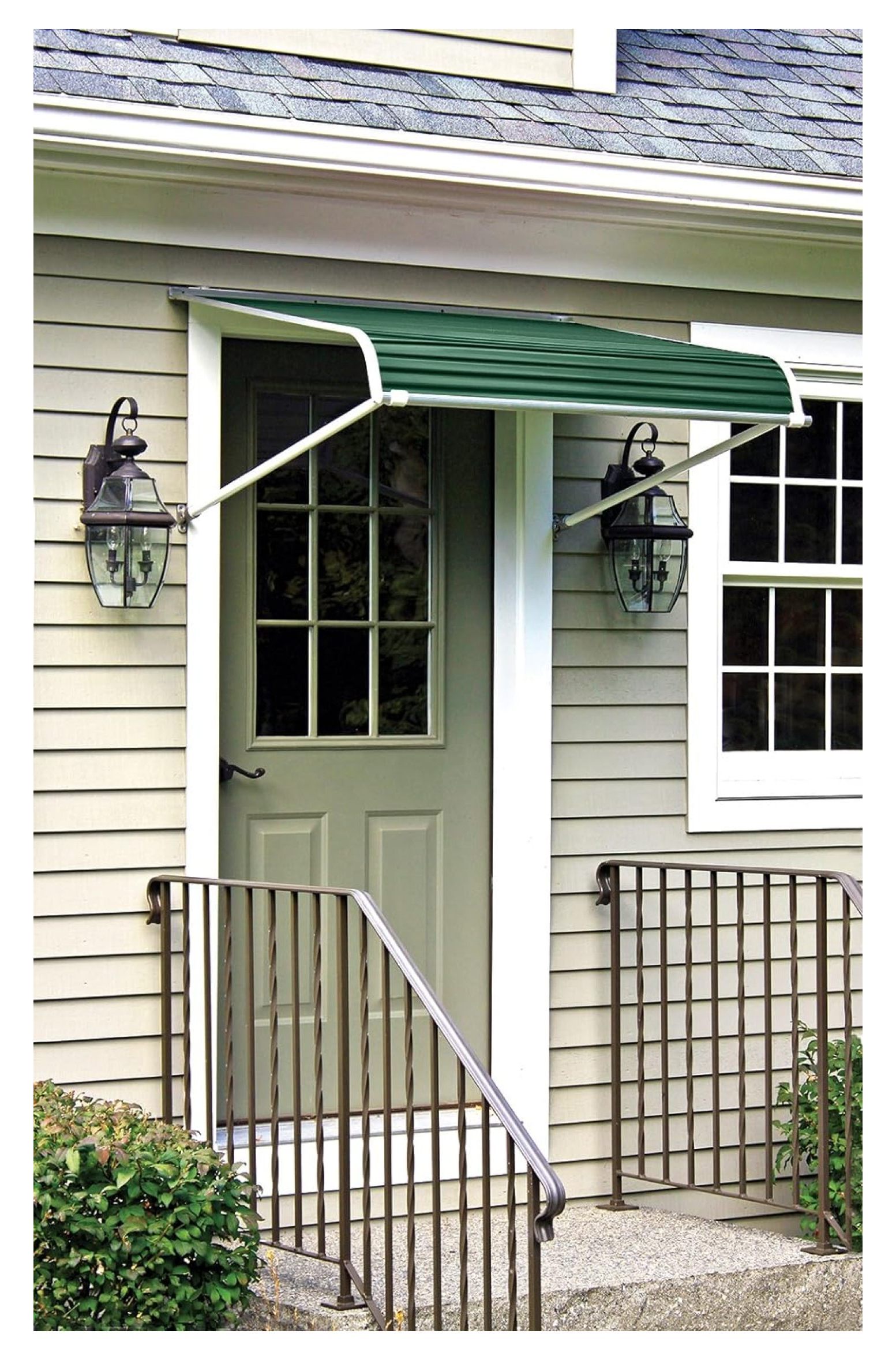 1100 Series Aluminum Door Canopy with Support Arms - Walmart.com