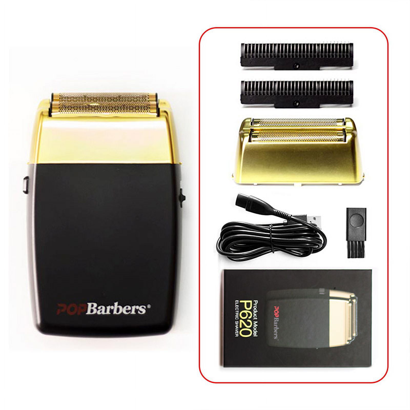 11000 RPM POP Barbers P620 Professional Electric Men's Beard Trimmer ...