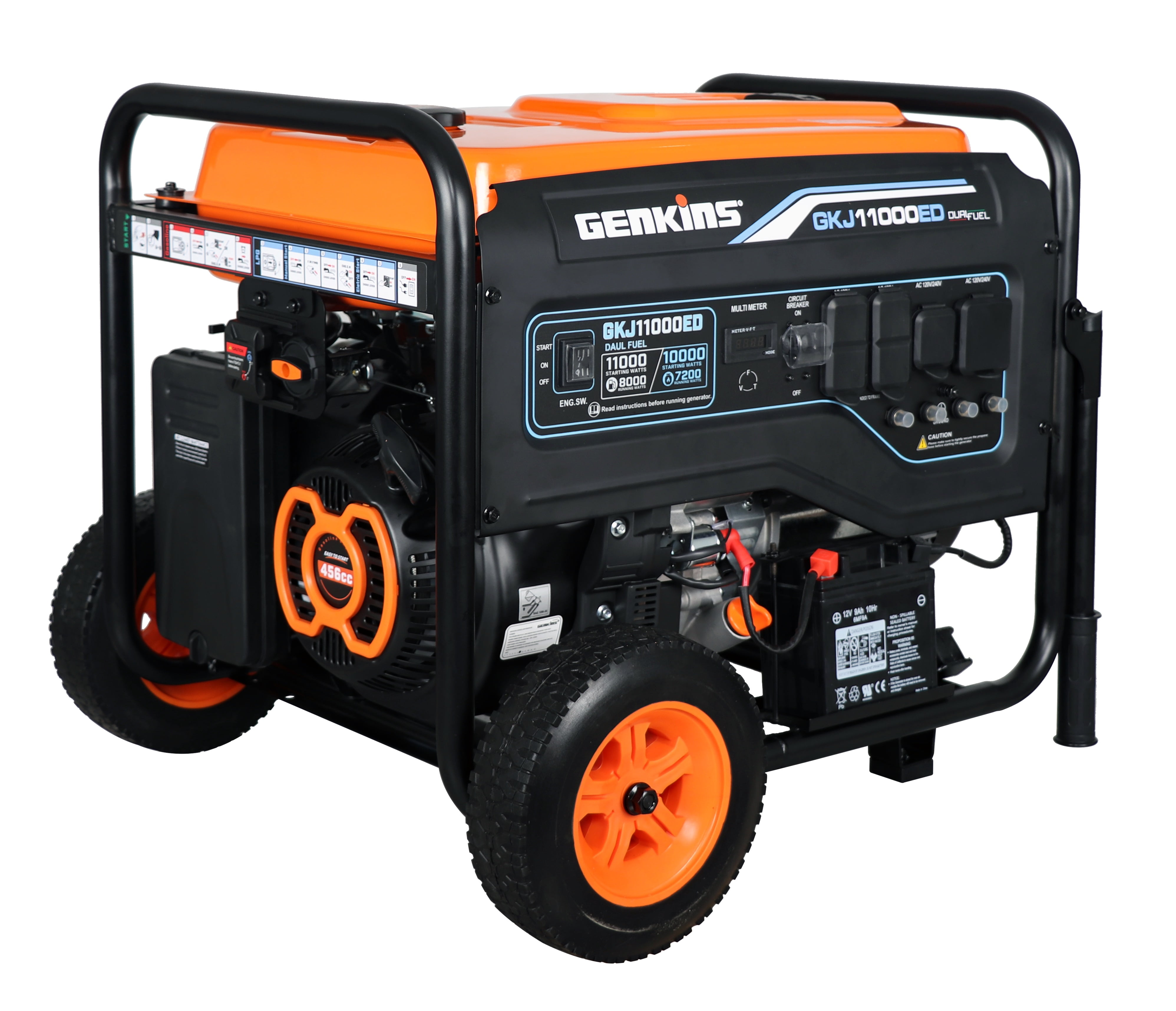 11000 Watt Dual Fuel Portable Generator Home Back Up, Emergercy, RV ...
