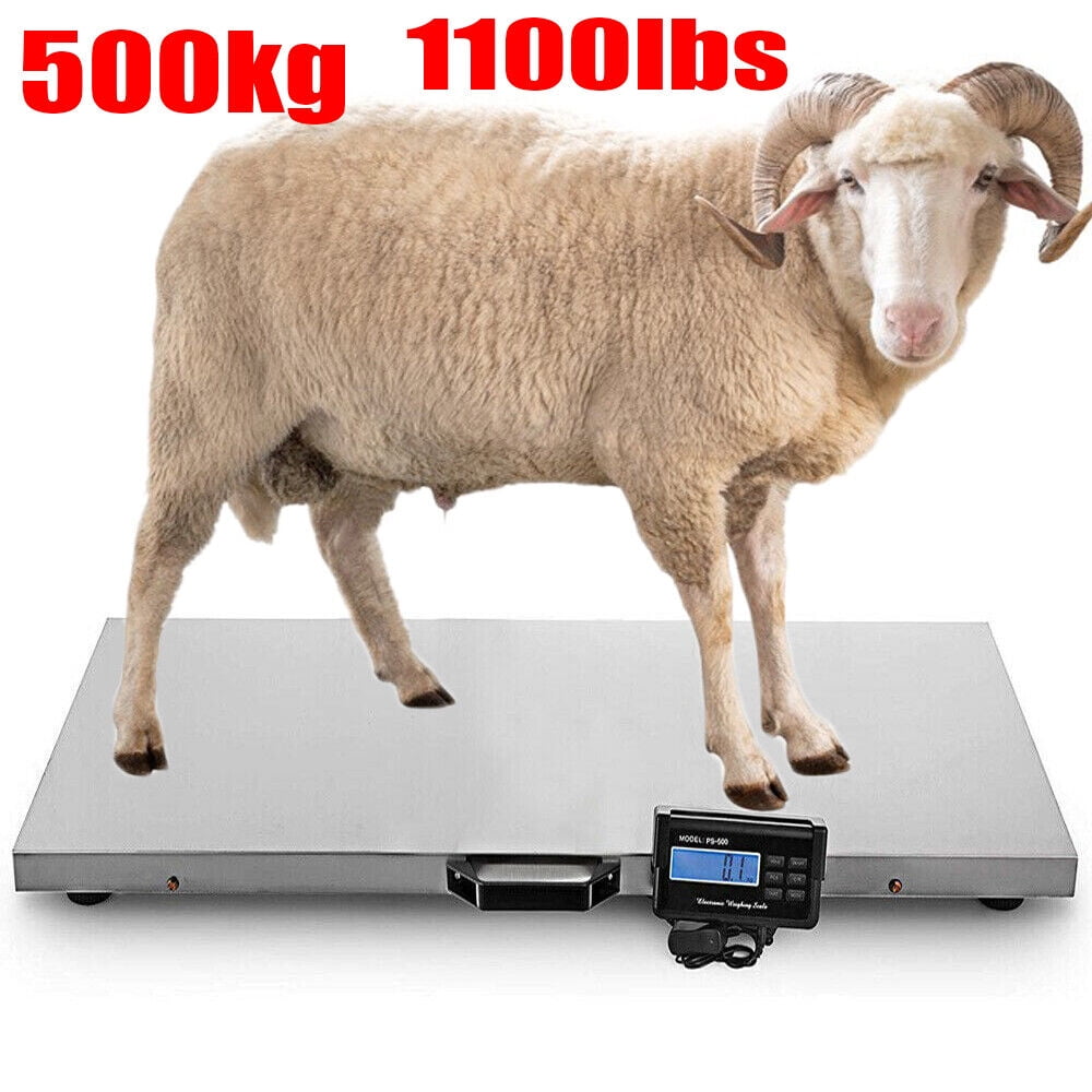 1100LBS Heavy Duty Digital Livestock Vet Scale Hog Pet Dog Sheep Goat ...
