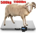 1100LBS Heavy Duty Digital Livestock Vet Scale Hog Pet Dog Sheep Goat ...