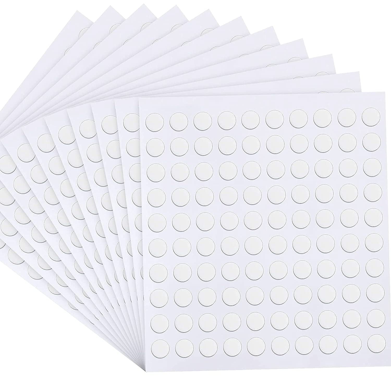 1100Pcs Double Sided Adhesive Dots Clear Sticky Tack Removable Stickers ...