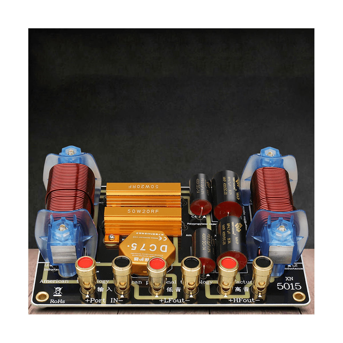 1100W Audio Frequency Divider Two Way Speaker Crossover 12 15 Inch ...