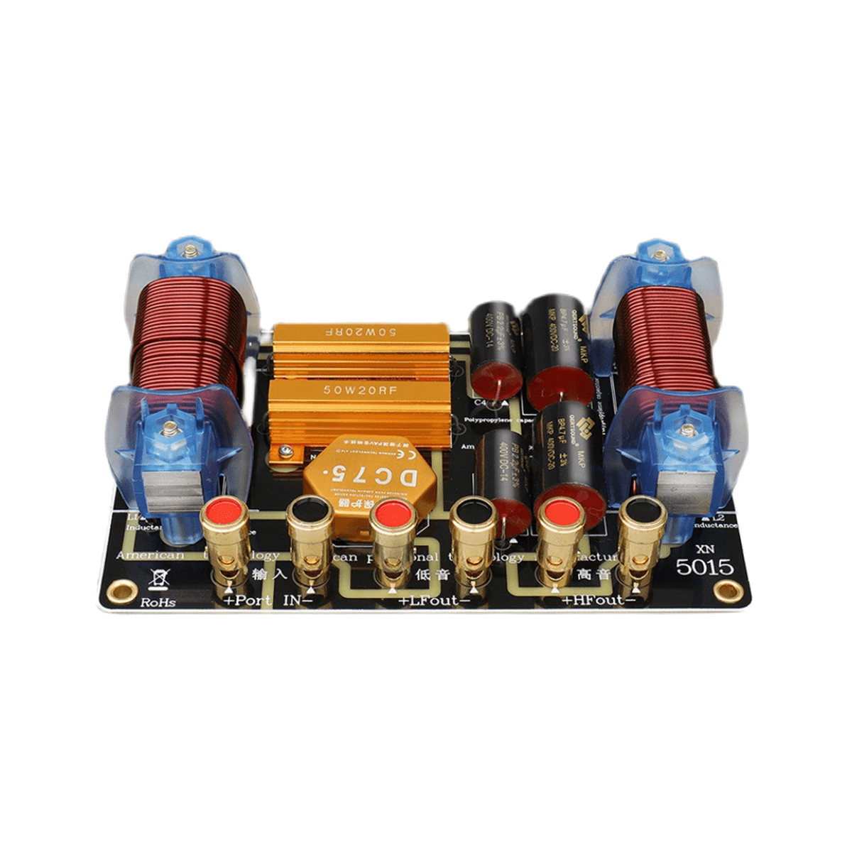 1100W Audio Frequency Divider Two Way Speaker Crossover 12 15 Inch ...