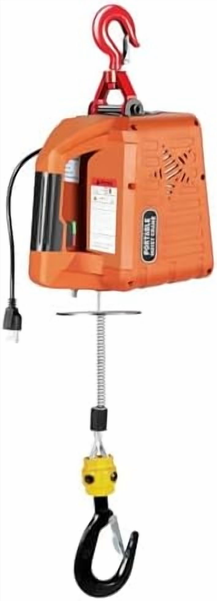 1100lb/500kg Electric Hoist Winch Engine Crane Lifting Wired Remote ...
