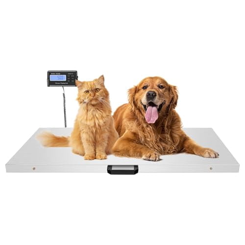 1100lbs Digital Livestock Scale, Large Postal Scale, Stainless Steel ...