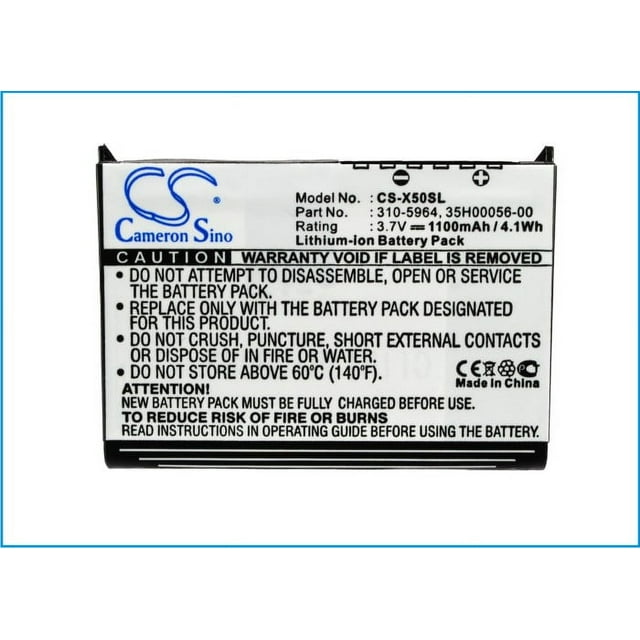 1100mAh DELL U6192 310-5965 Battery for DELL Axim X50 Axim X51 Axim ...