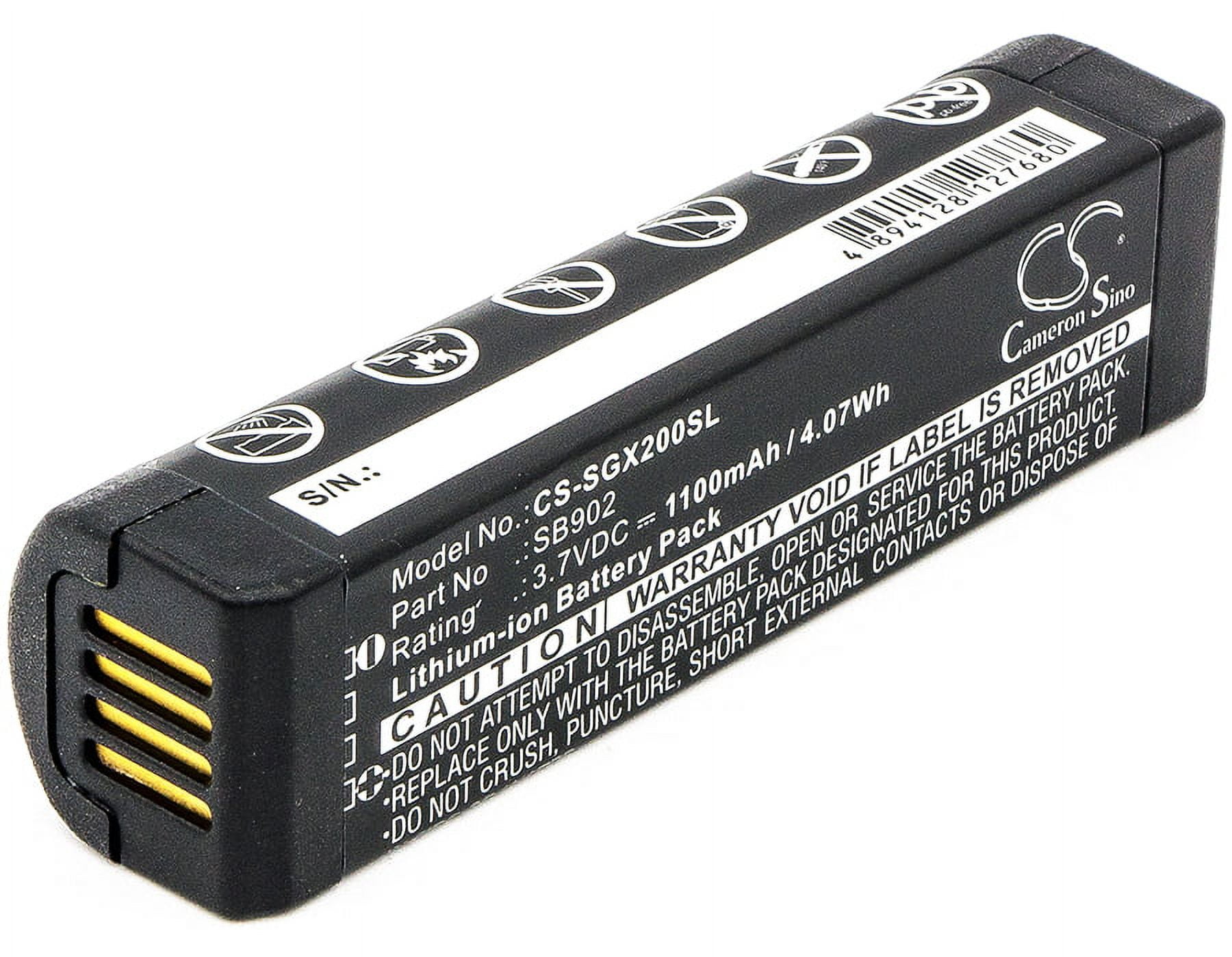 1100mAh SHURE SB902A SB902 Battery for GLXD1 GLX-D Digital Wireless ...
